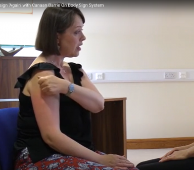 An introduction to the Canaan Barrie On Body Sign System | Sight Scotland